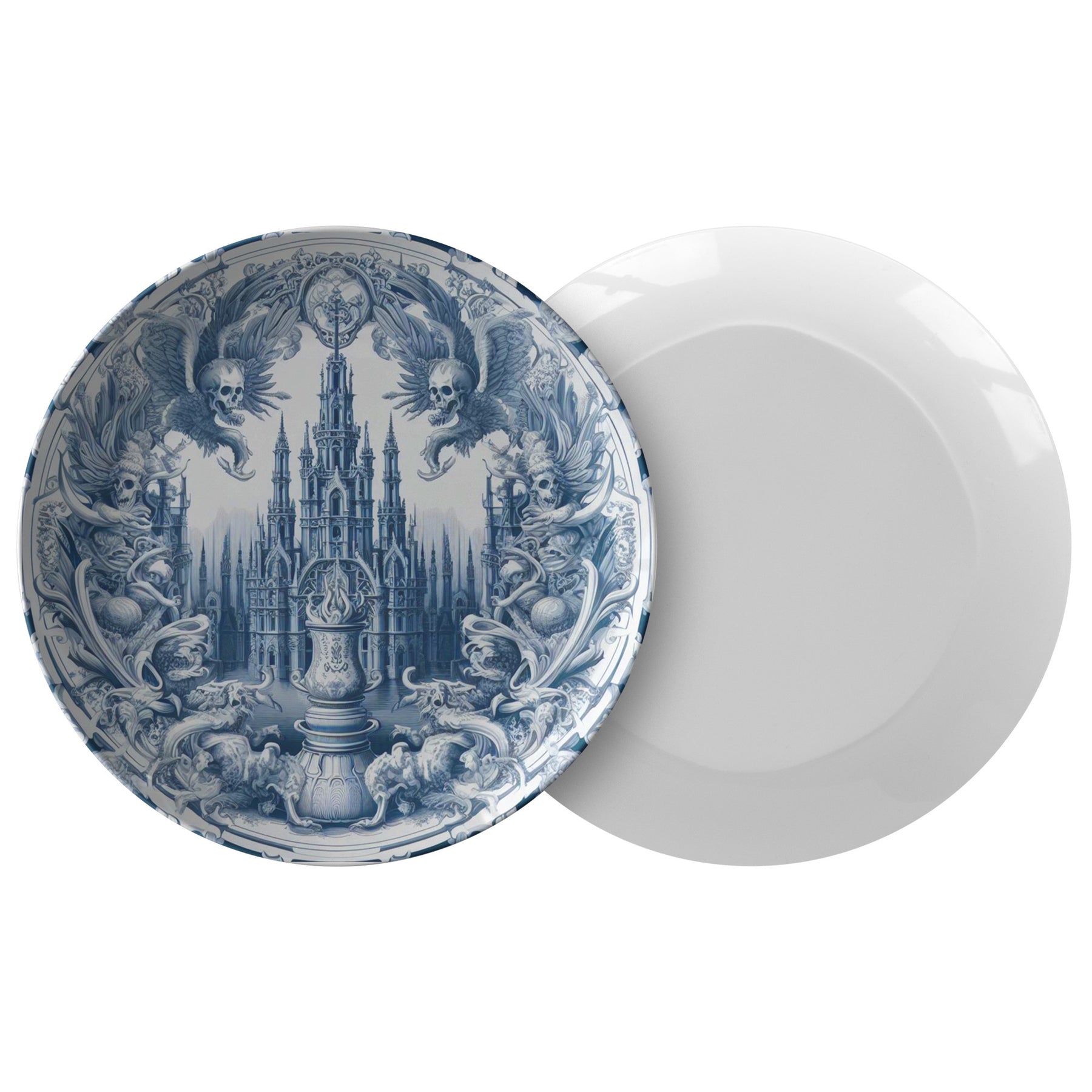 Skull and Spire 10" Dinner Plates – Bleak Boutique