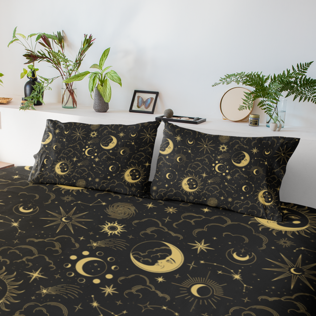 "Constellations" Deluxe Microfiber Pillow Sham – Bleak Boutique