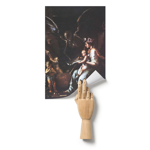 "Human Fragility" by Salvator Rosa Matte Poster – Bleak Boutique