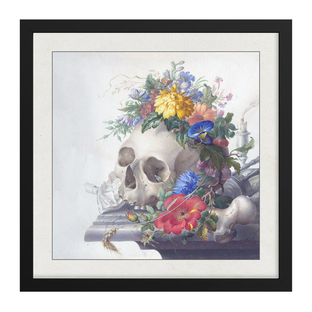 "Vanitas Still Life" de Herman Henstenburgh Square Lámina enmarcada ...